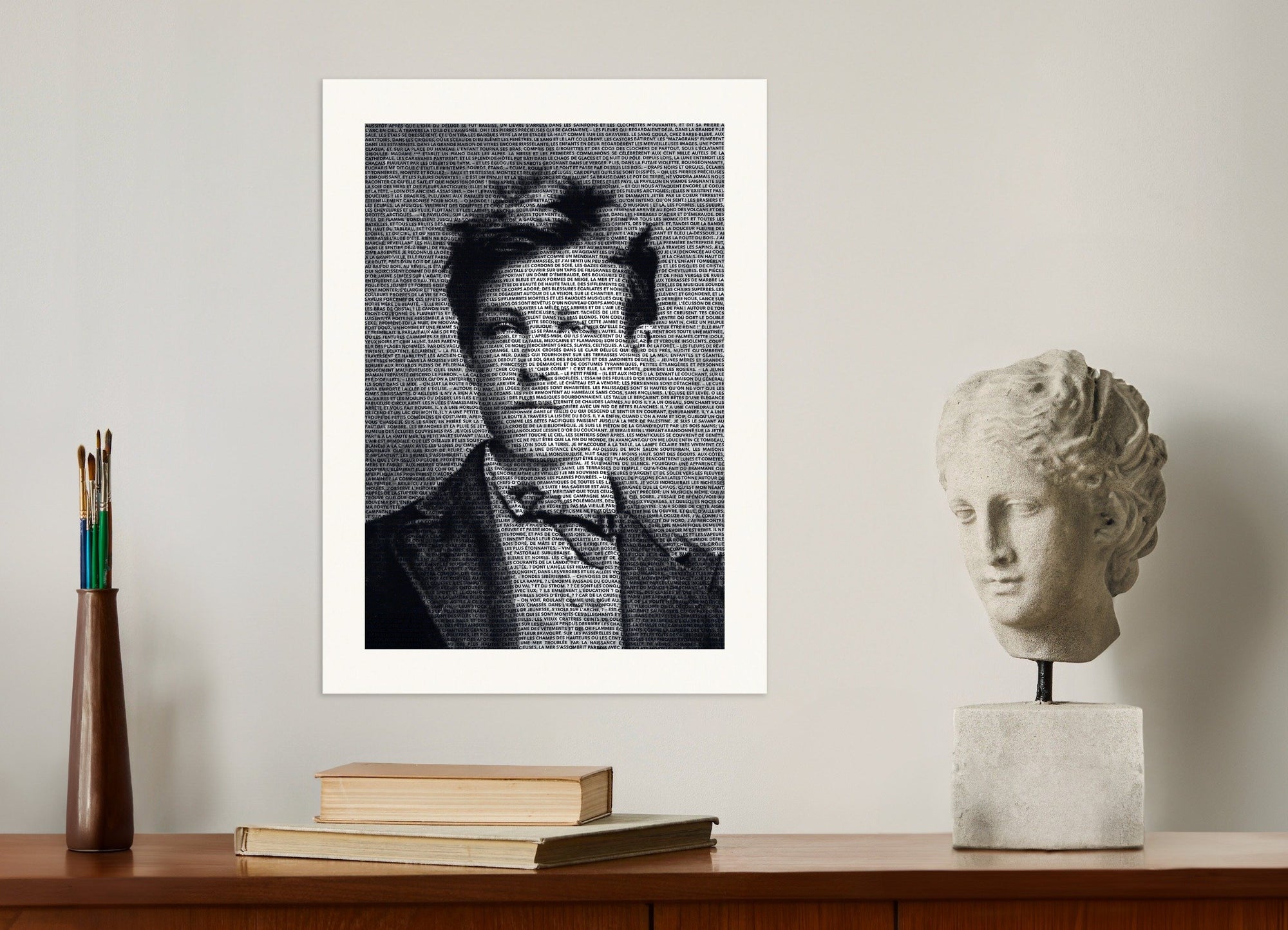 Arthur Rimbaud, Portrait from Illuminations – Art print for your whare ...